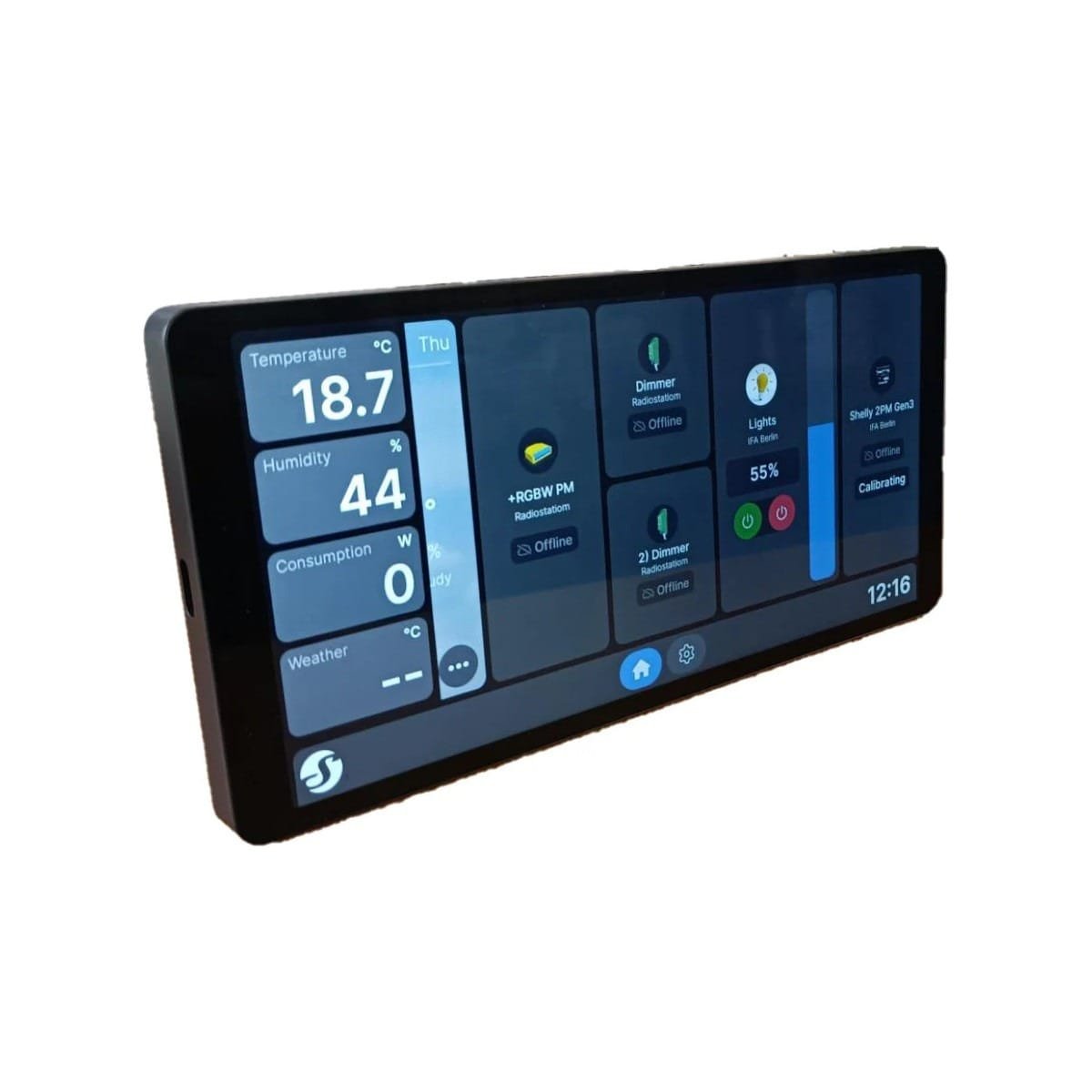 Shelly Wall Display X2 compatible con Home Assistant - ANALISISGADGETS